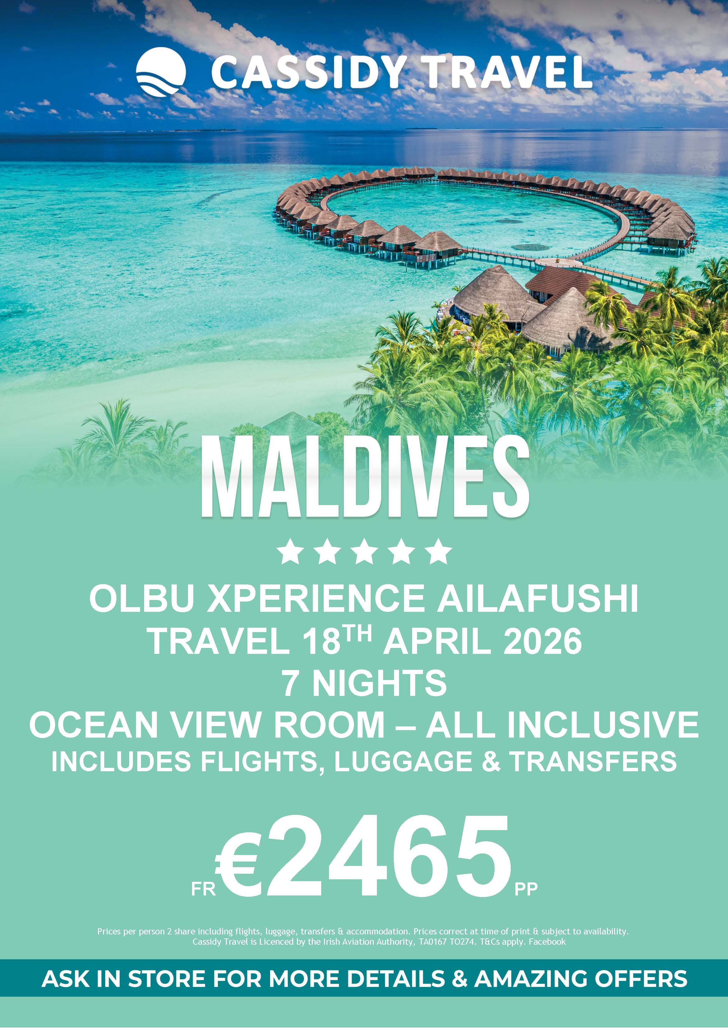 Affordable 2025 Holiday Packages | Cassidy Travel Ireland