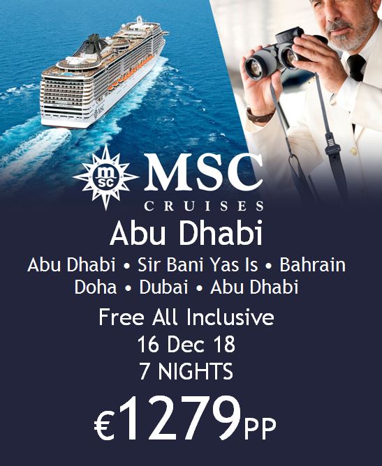 2018 MSC Cruises | Cassidy Travel Cruises | cassidytravel.ie