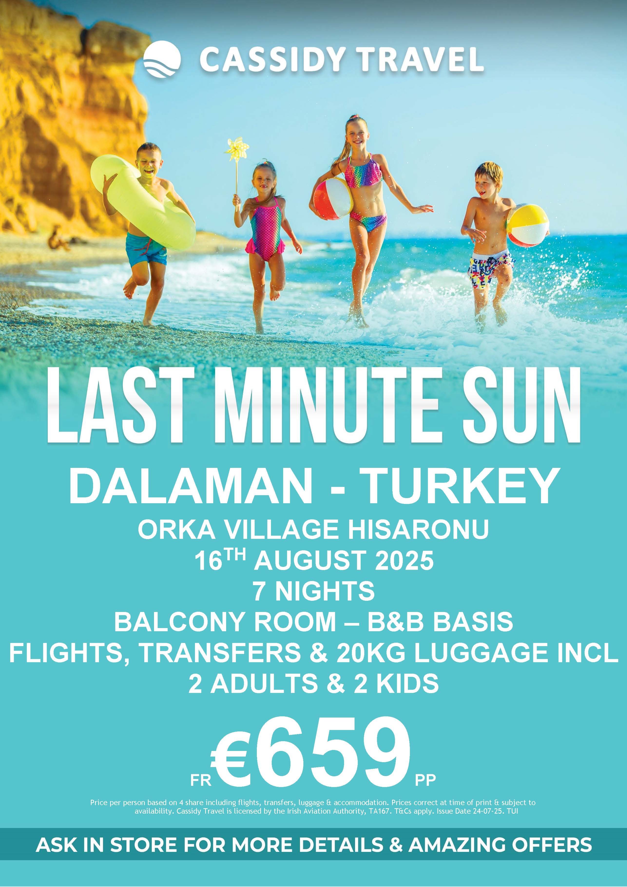 Affordable 2025 Holiday Packages | Cassidy Travel Ireland